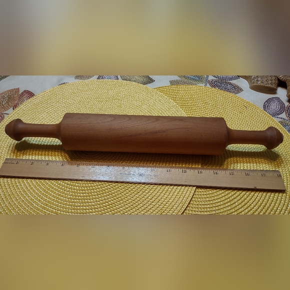 Accents | Vintage Solid Walnut Rolling Pin | Poshmark